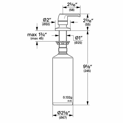 Grohe 28266 Euro SoapLotion Dispenser